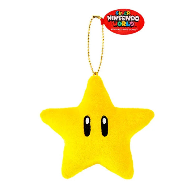 Super Nintendo World Super Star charm Plush Keychain [USJ Exclusive ...