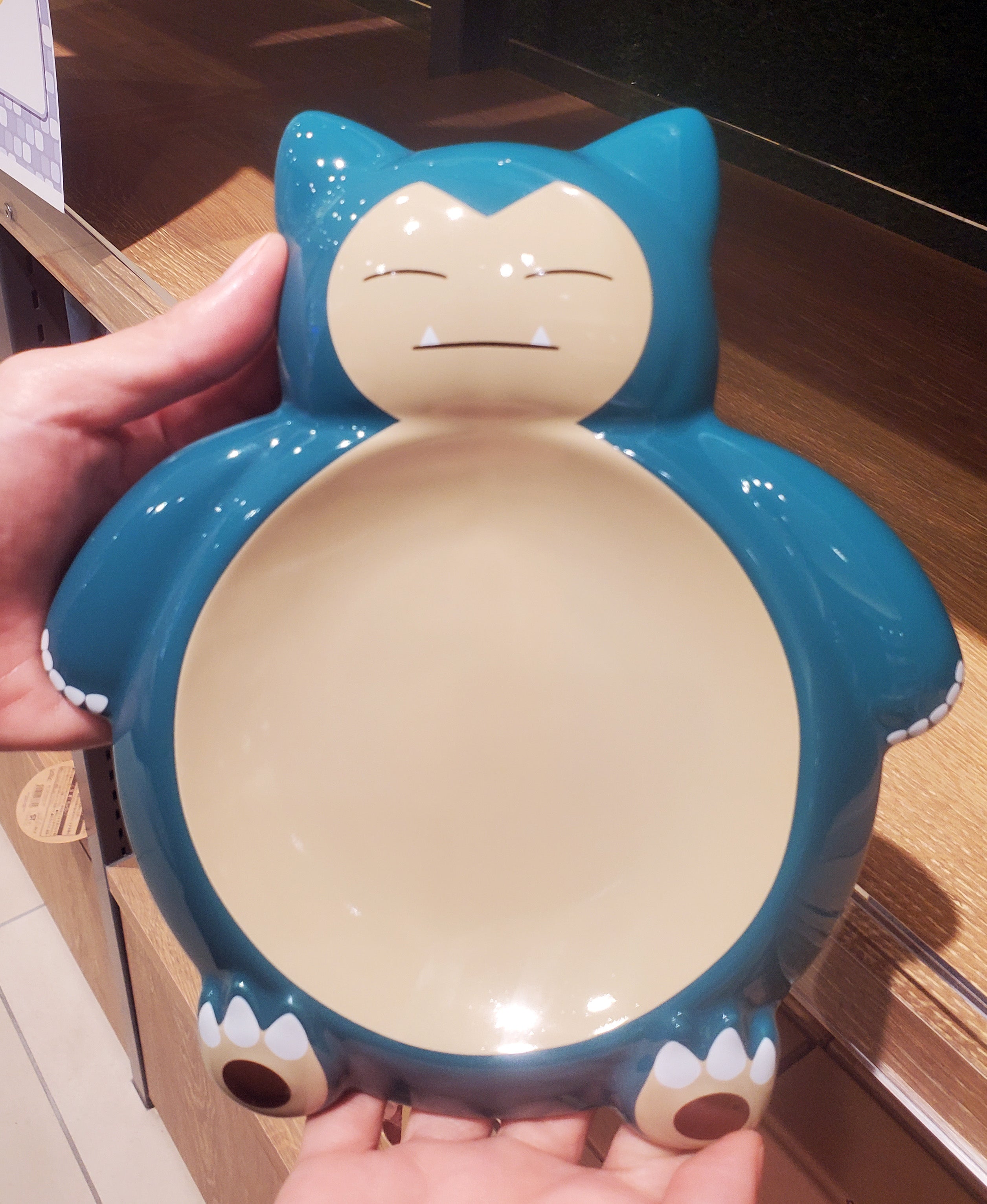 Pokémon Cafe Japan Exclusive Ceramic Plate: Snorlax – TokyoLume