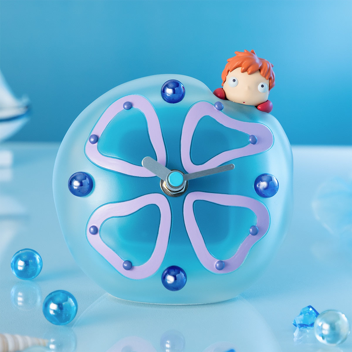 Studio Ghibli Ponyo Jellyfish Desk Clock – Decorative Figure Clock ...